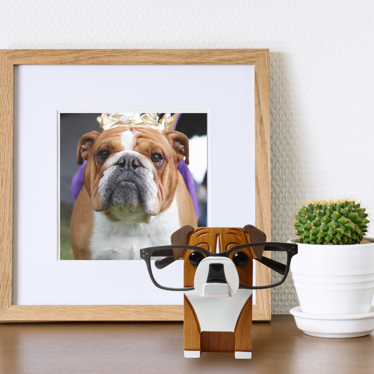 English Bulldog Eyeglass Stand | Bull Dog Gift Ornament – Rogue Bunny ...