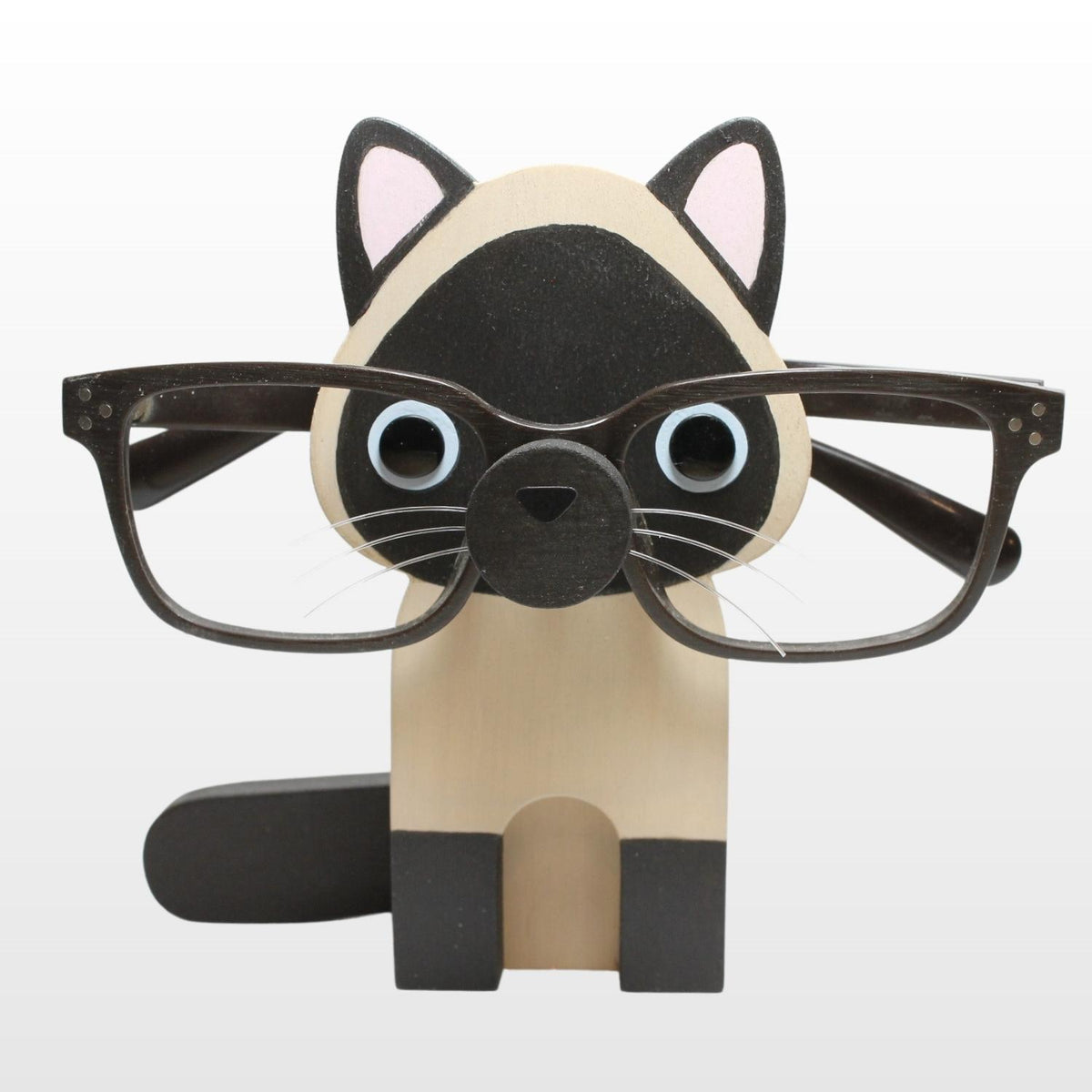 Siamese Cat Eyeglass Stand / Glasses Holder – Rogue Bunny Woodworks